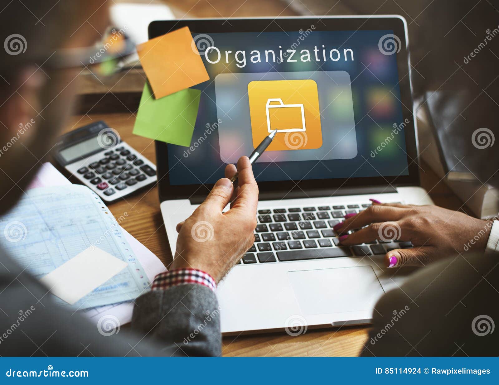 Business Digital Folder Application Concept Stock Photo - Image of ...