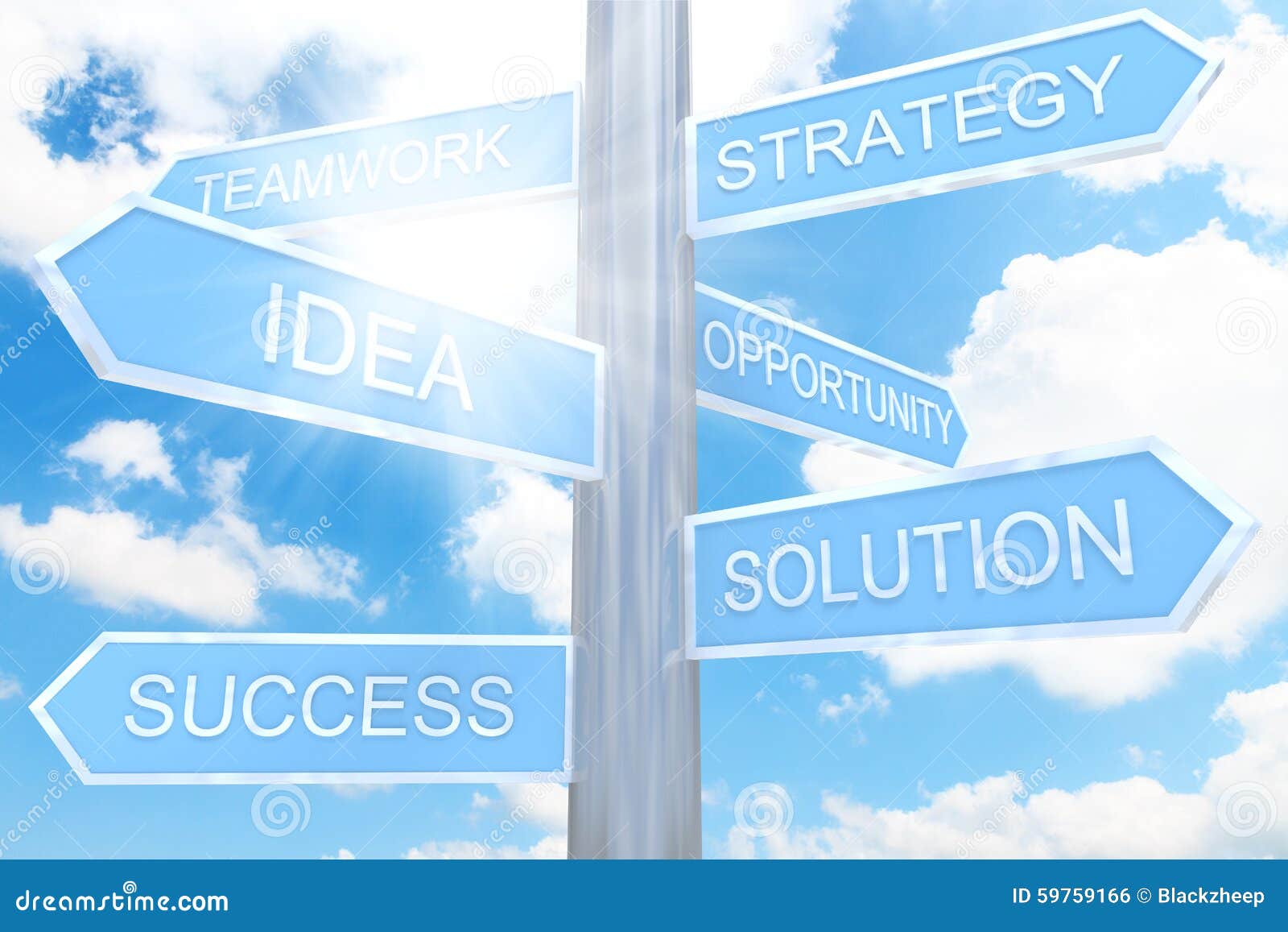 Business Direction Sign Concept Stock Photo - Image of strategy, detour ...