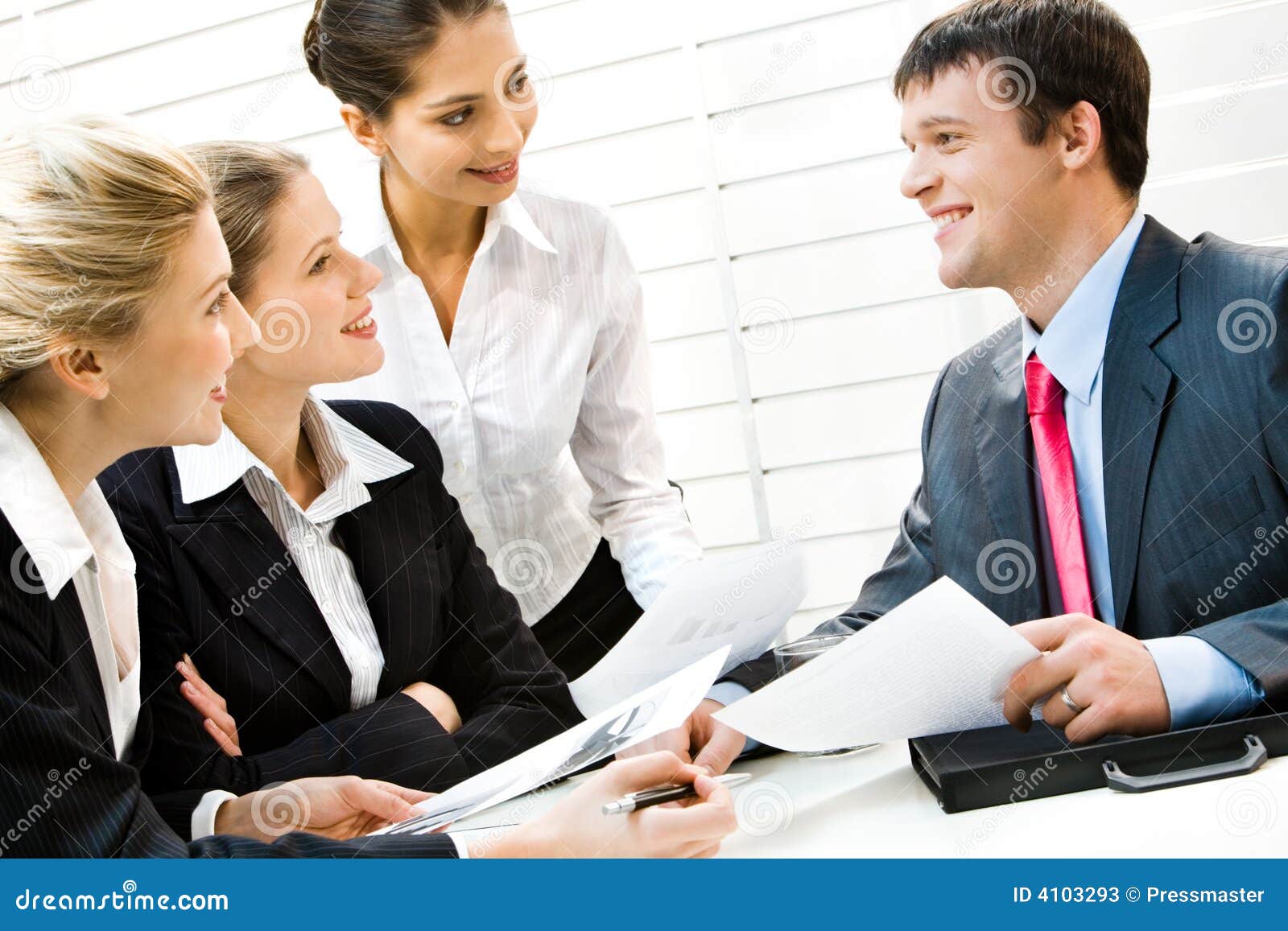 Business directions stock image. Image of coworkers, partners - 4103293