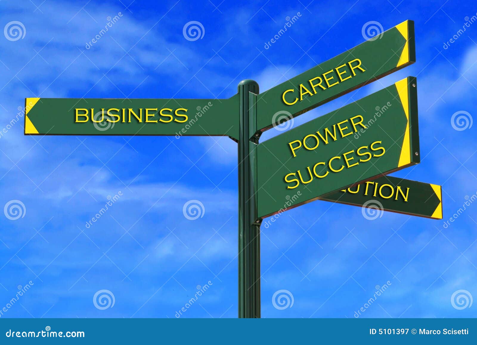 Business Directions stock image. Image of post, power - 5101397
