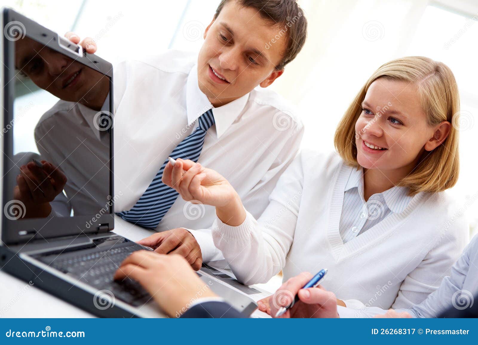 Business discussion stock image. Image of occupation - 26268317