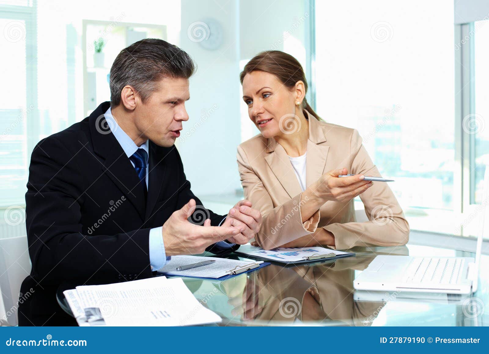 Business discussion stock photo. Image of consulting - 27879190