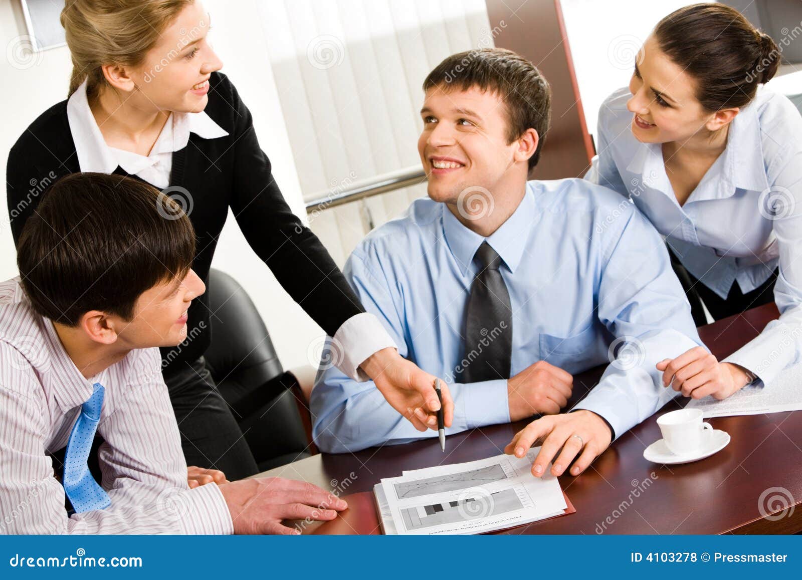 Business discussion stock photo. Image of partner, collar - 4103278