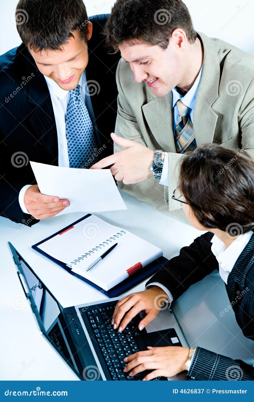 Business discussion stock image. Image of planning, business - 4626837