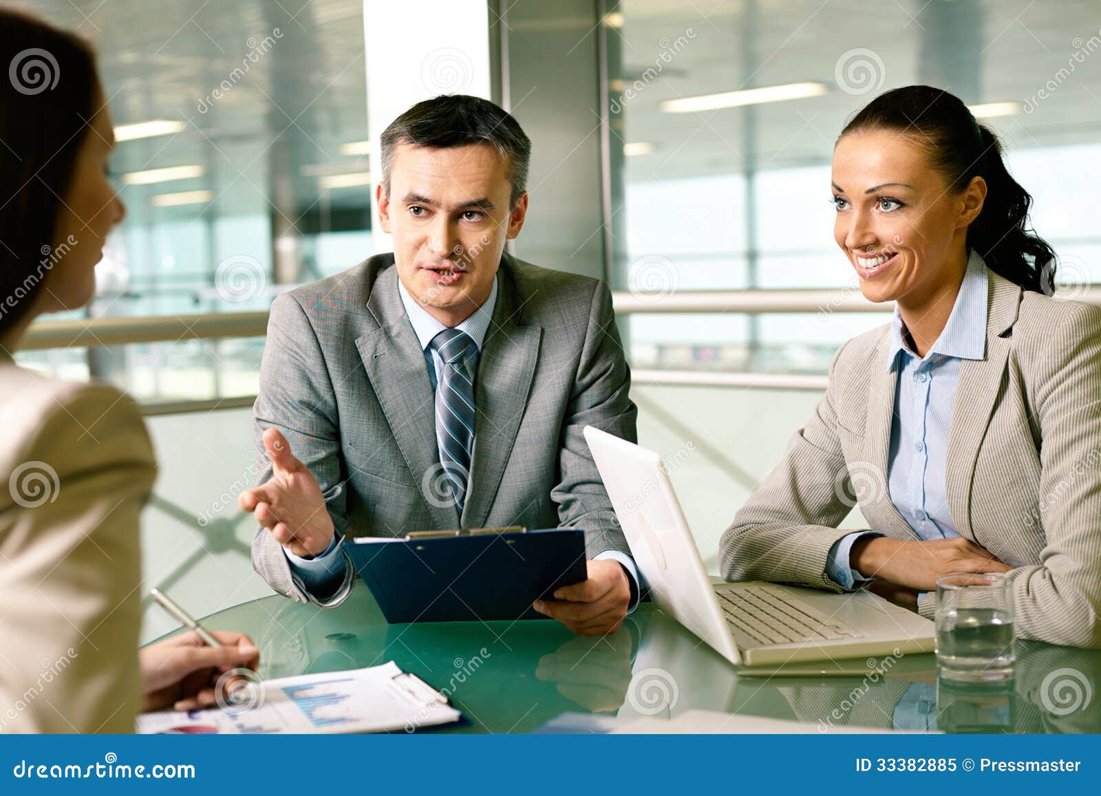 Business discussion stock image. Image of consulting - 33382885