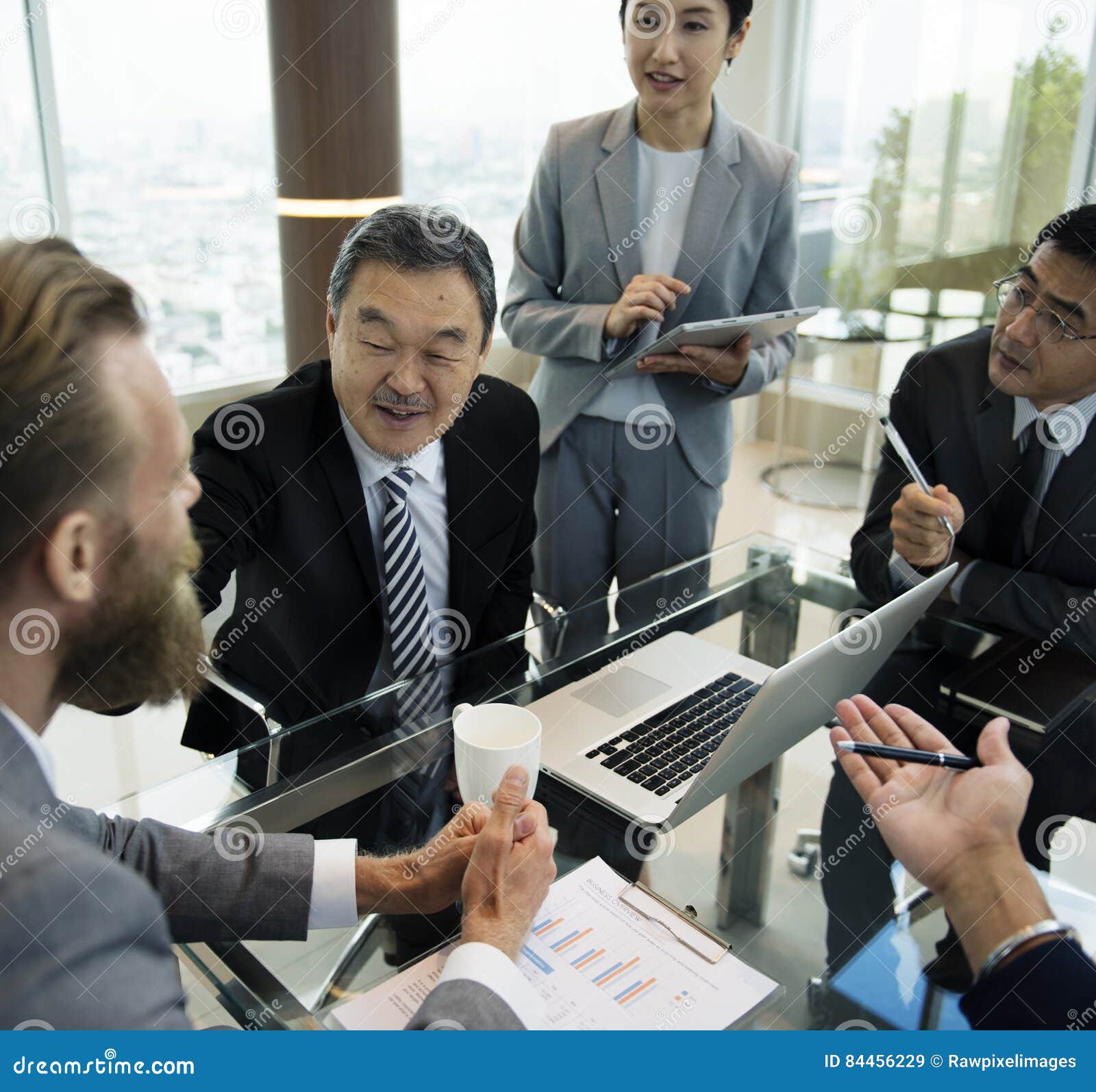Business Discussion Meeting Presentation Briefing Concept Stock Image ...