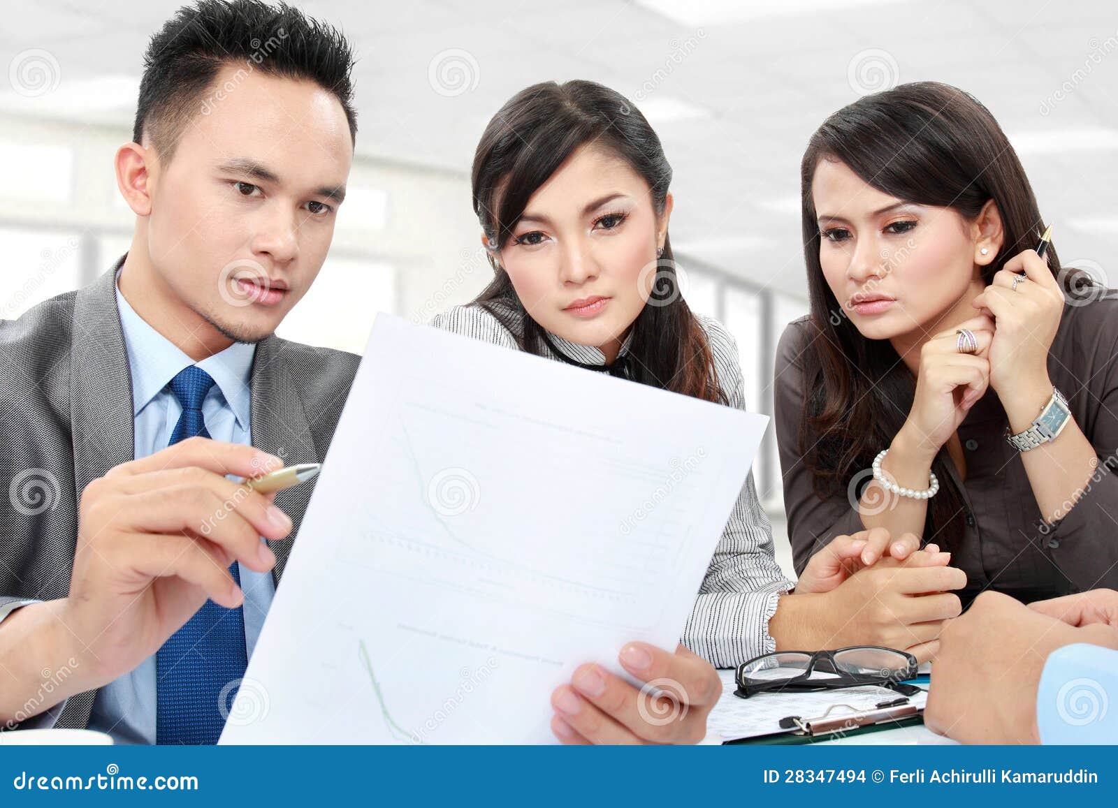 Business Discussion in the Office Stock Photo - Image of businesswoman ...