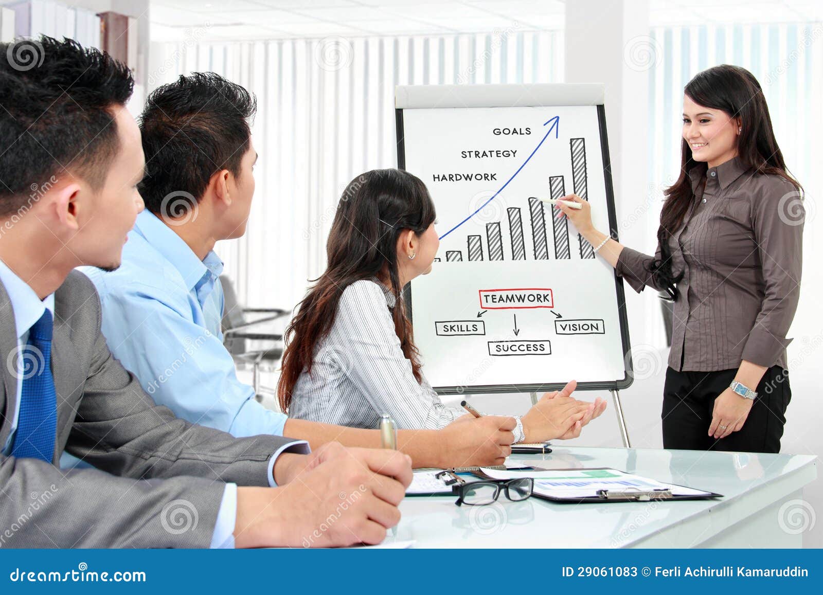 Business Discussion in the Office Stock Image - Image of professional ...