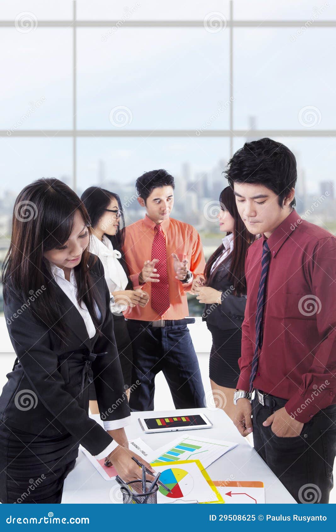 Business Discussion Portrait Stock Image - Image of inspiration ...