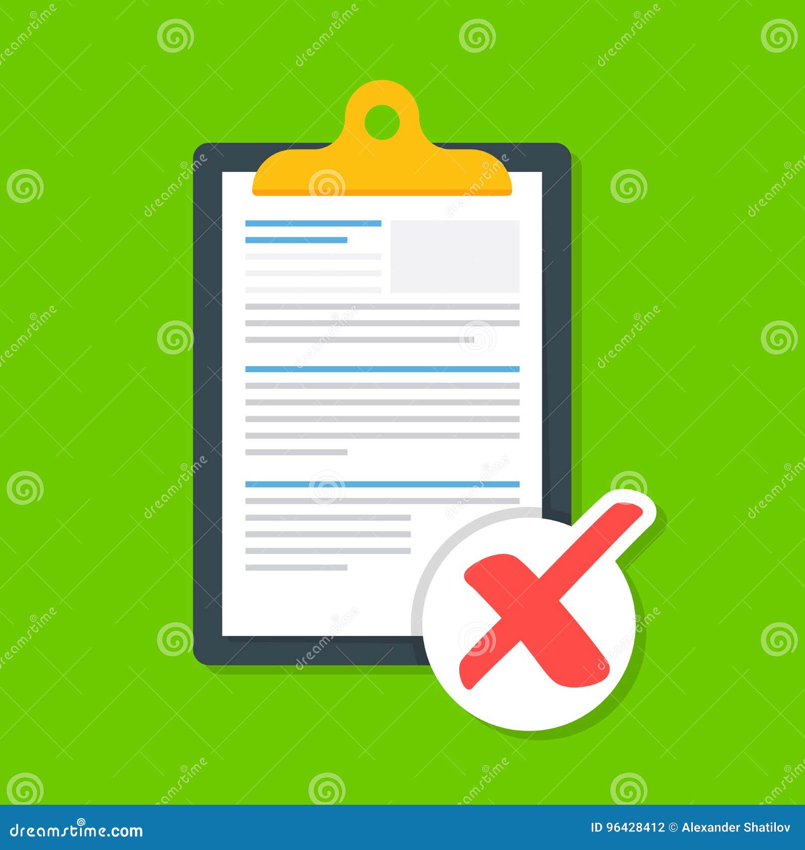 Business Document Clipboard Cross Icon Rejected Document Document Not ... Business Document Clipboard Cross Icon Rejected Document Document Not ...