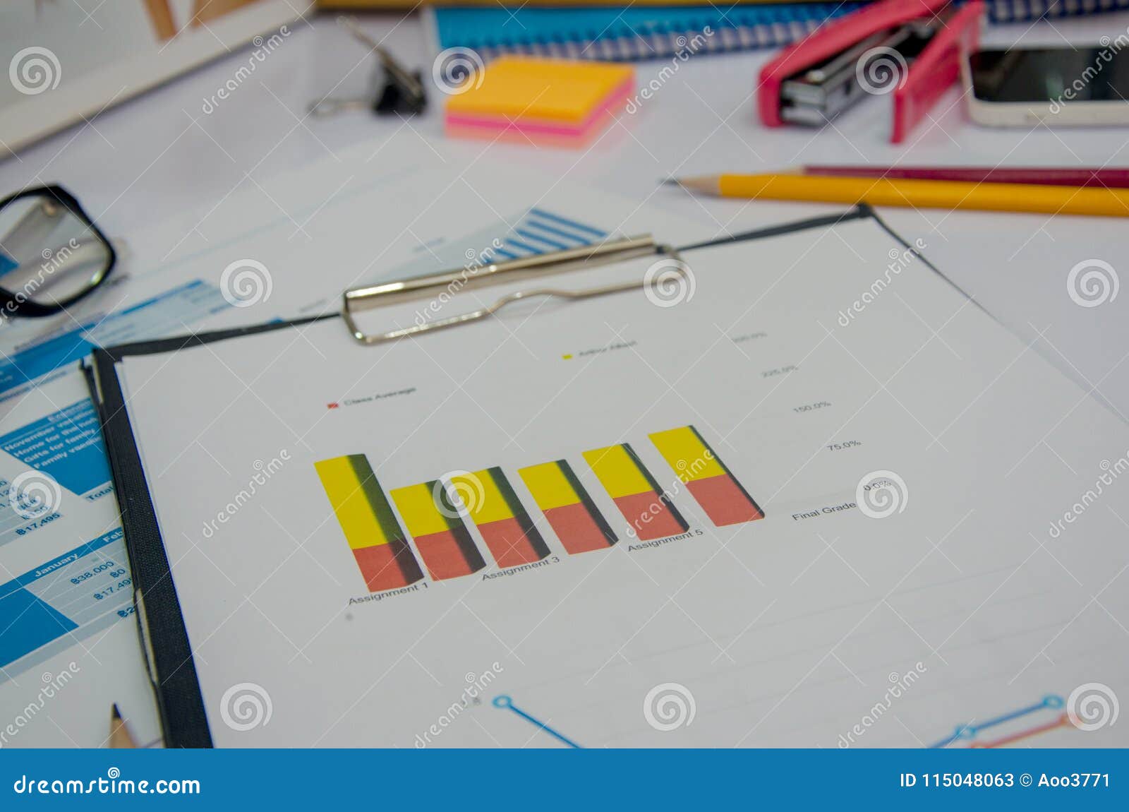 Business Document Financial Stock Image - Image of financial, diagram ...