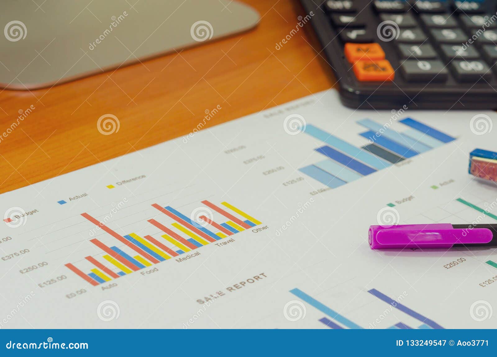 Business document graph stock image. Image of design - 133249547