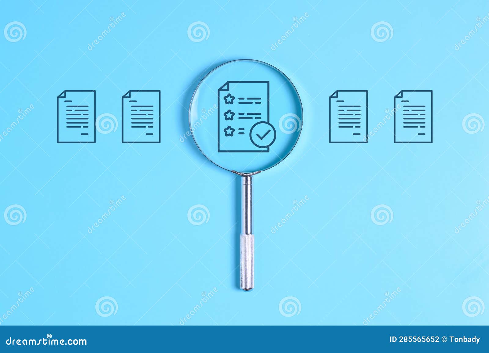 Business Document Paper Icon, Document Management System, DMS Stock ...