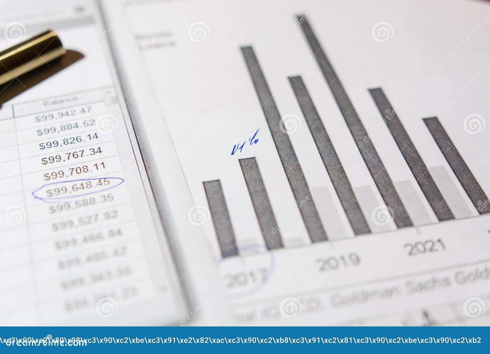 Business documents stock photo. Image of chart, economy - 82689042