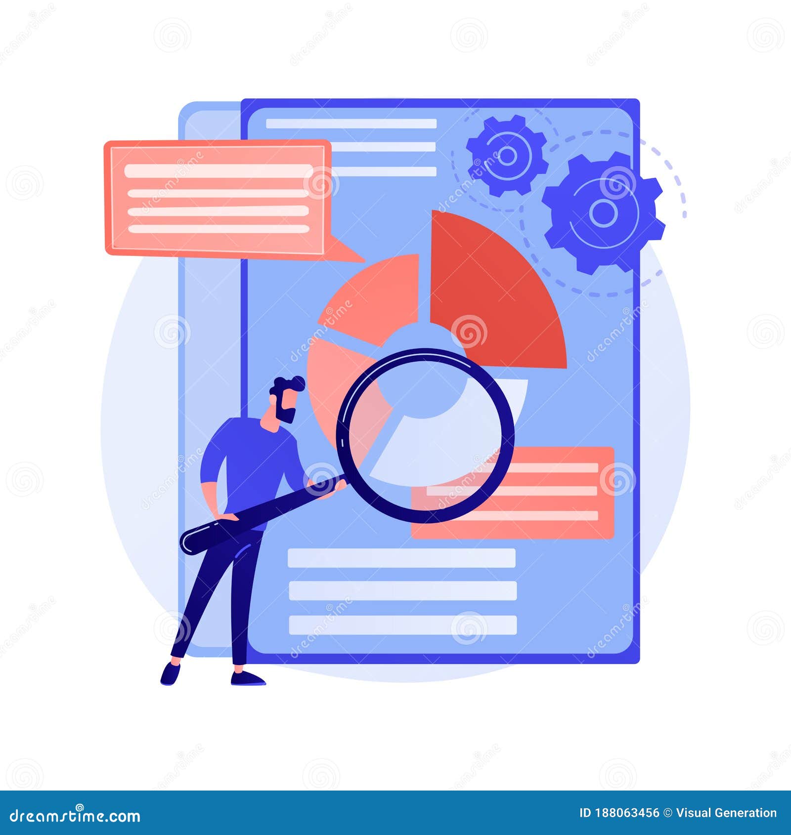 Business Documents Scanning Vector Concept Metaphor. Stock Vector ...