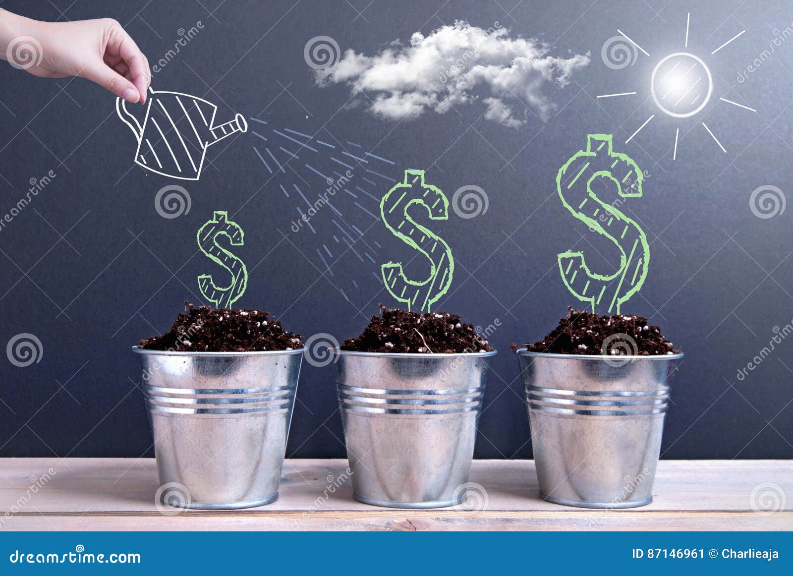 Business Dollar Growth Concept Stock Image - Image of income, dollar ...