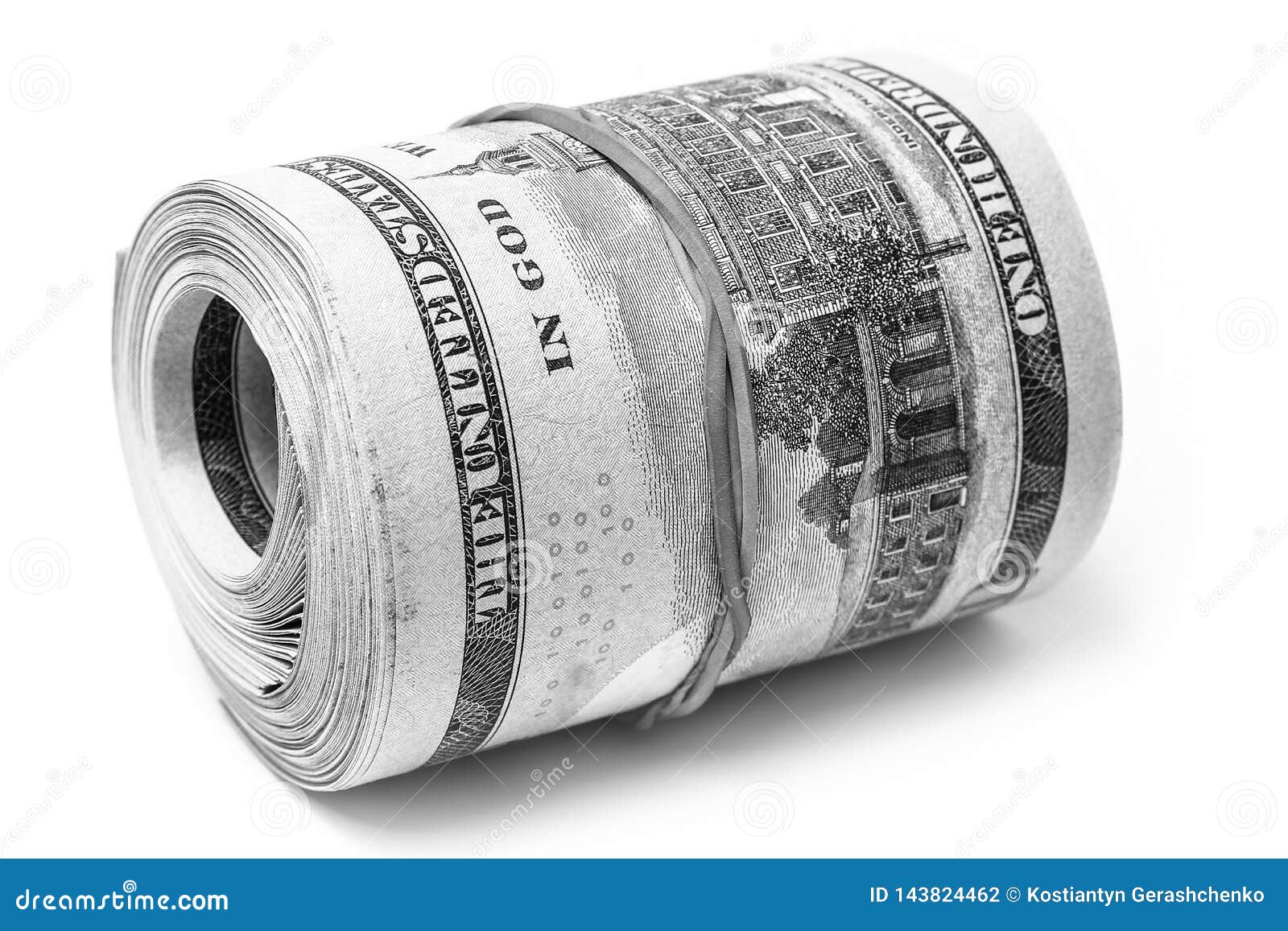 Business Dollar Money on White Background Stock Photo - Image of ...