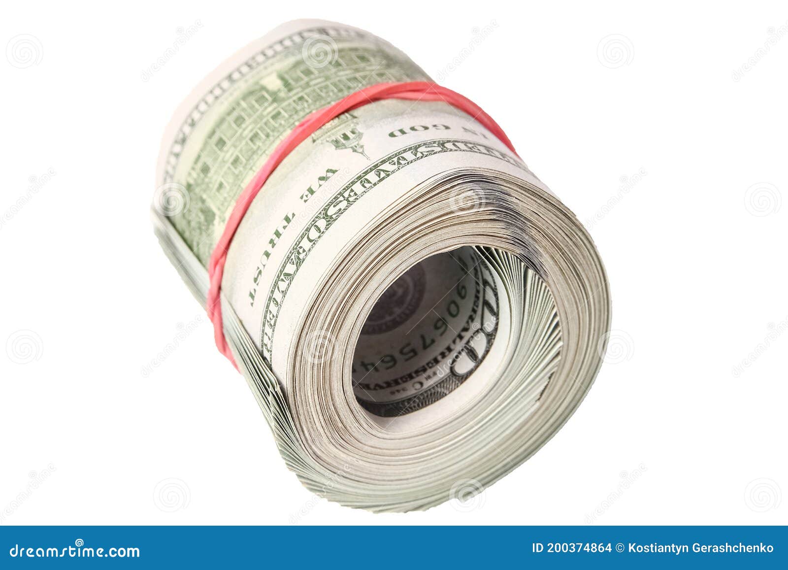 Business Dollar Money on White Background Stock Photo - Image of design ...