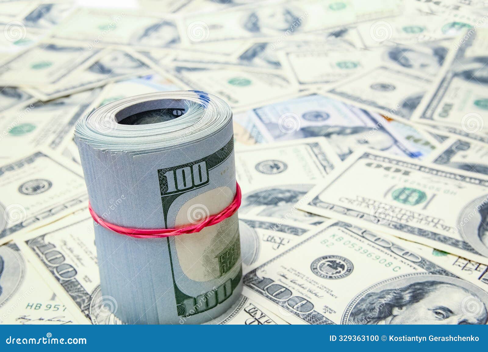 Business Dollar Money on White Background Stock Photo - Image of ...