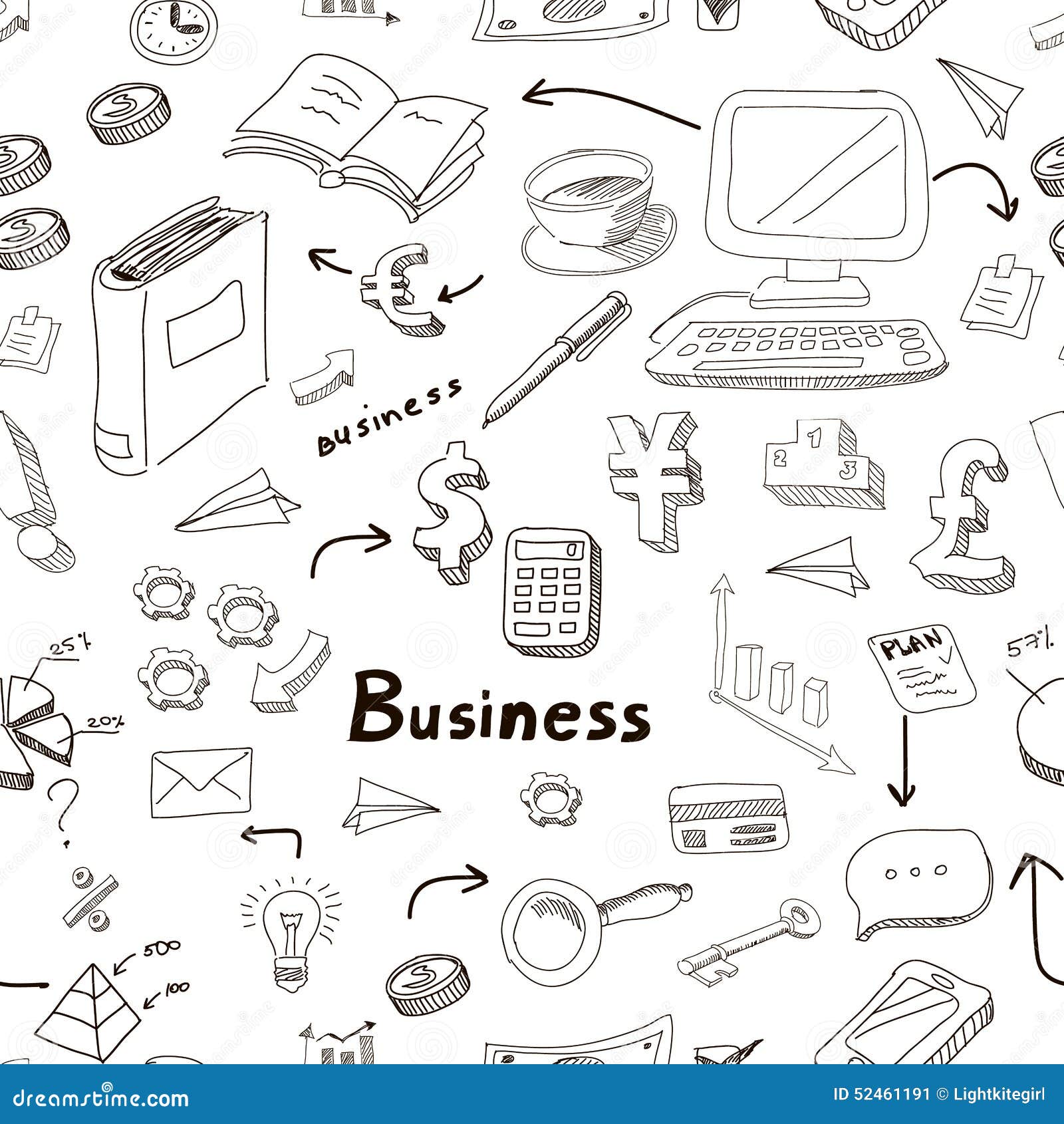 Economy Doodles Royalty-Free Stock Photo | CartoonDealer.com #16269831