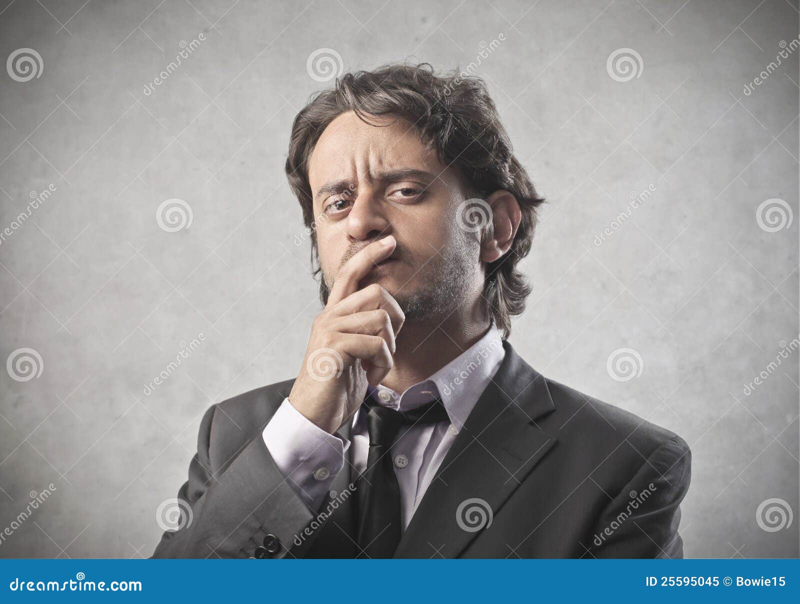 Business Doubting stock image. Image of success, expression - 25595045