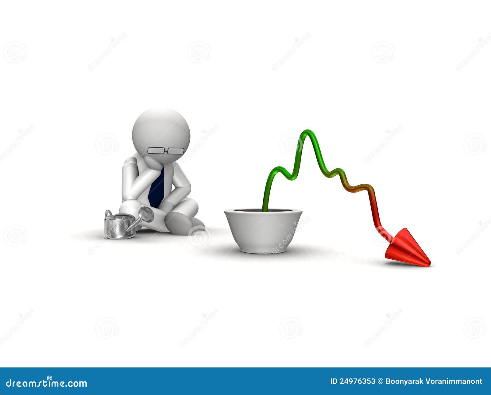 Business down stock illustration. Illustration of growth - 24976353