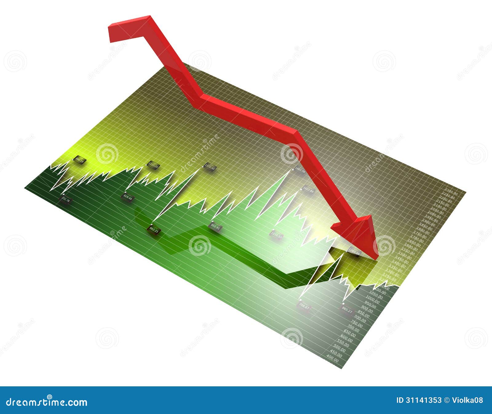 Business down stock illustration. Illustration of investment - 31141353