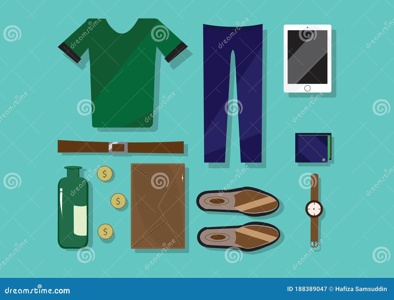 Business Dress Code. Vector Illustration Decorative Design Stock Vector ...