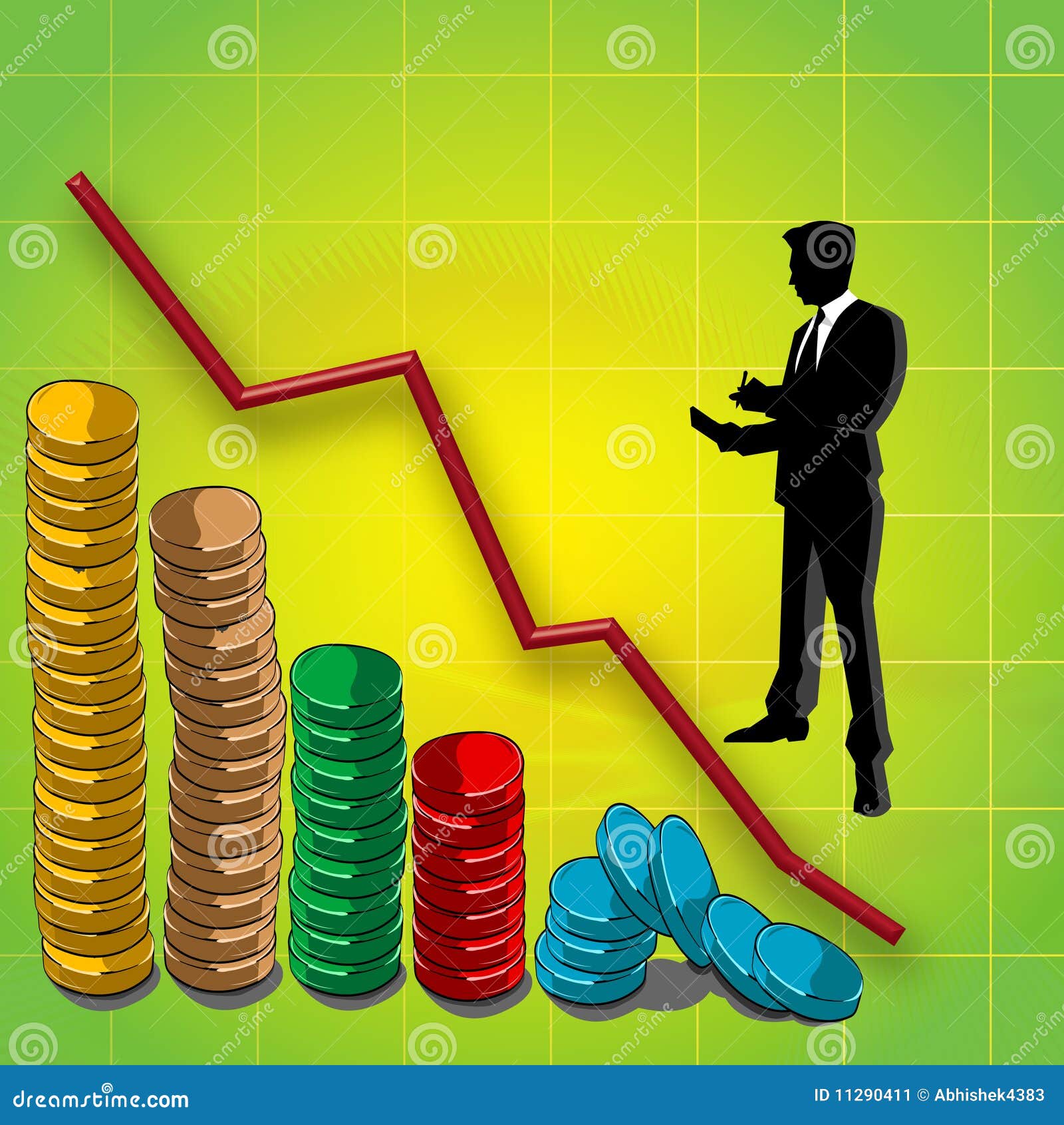 Business economy stock illustration. Illustration of growth - 11290411