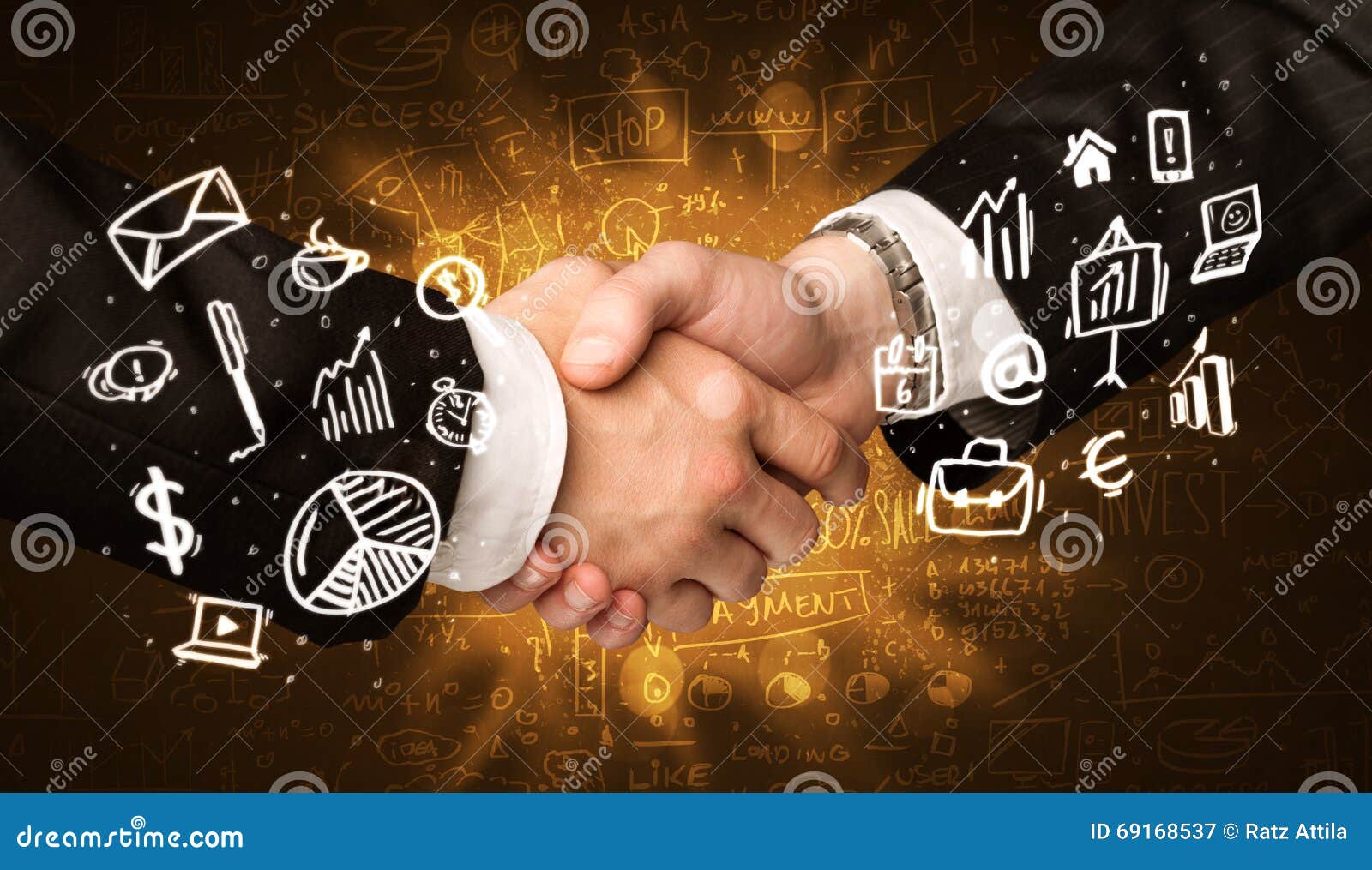 Business Economy handshake stock image. Image of deal - 69168537