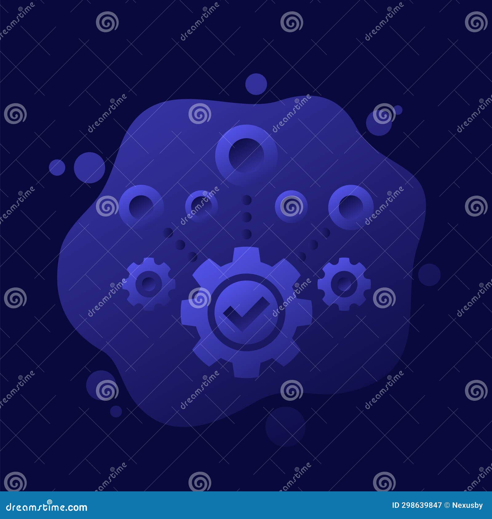 Business Efficiency Poster With Graphic Infocharts Cartoon Vector ...