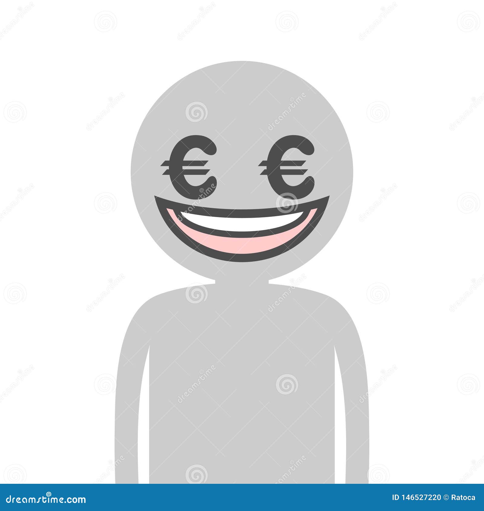 Business emoji expression stock vector. Illustration of cash - 146527220