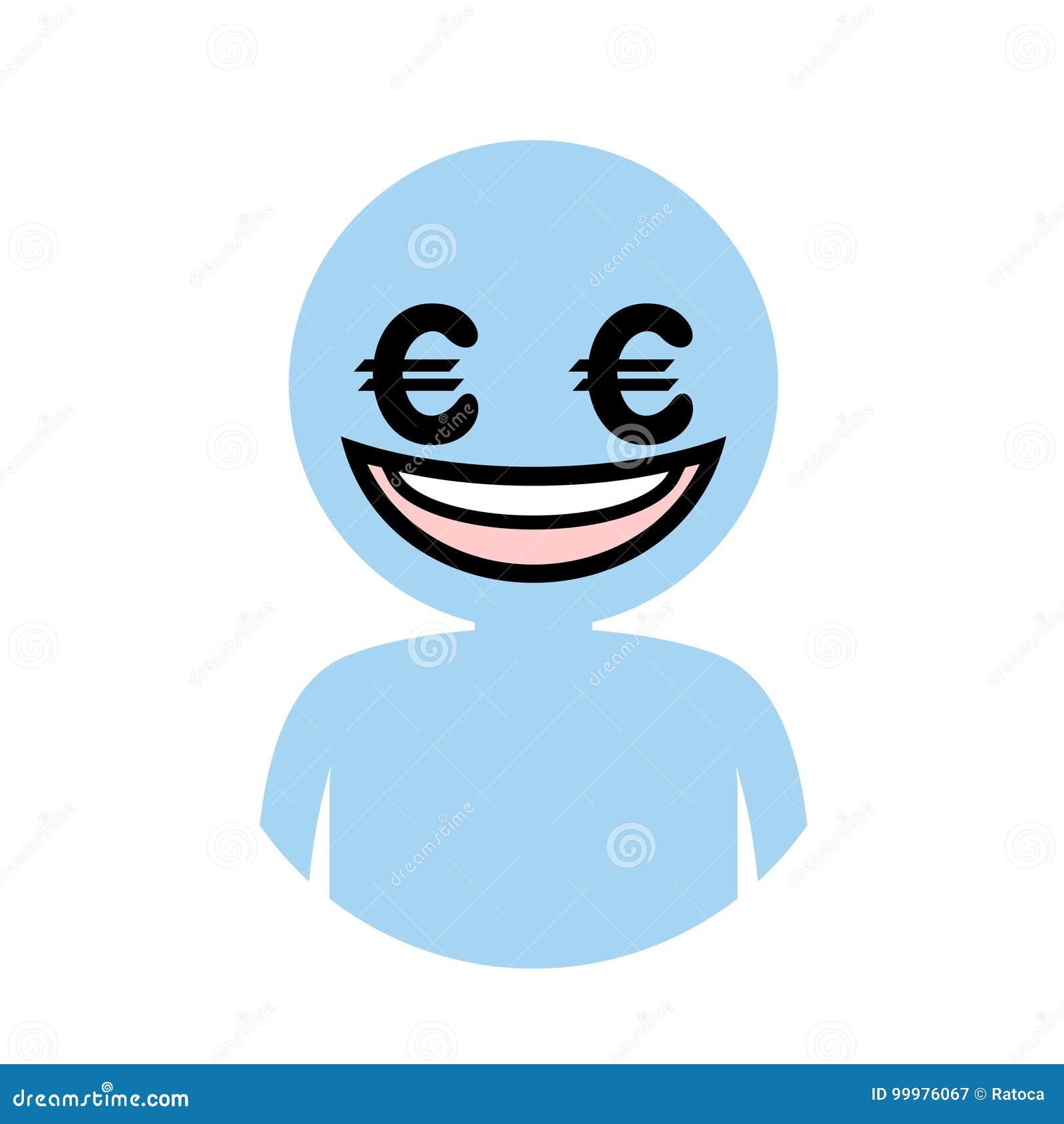 Business emoji expression stock vector. Illustration of rich - 99976067