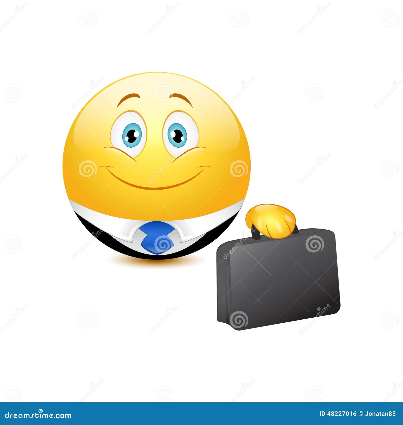 Business emoticon stock vector. Illustration of isolated - 48227016