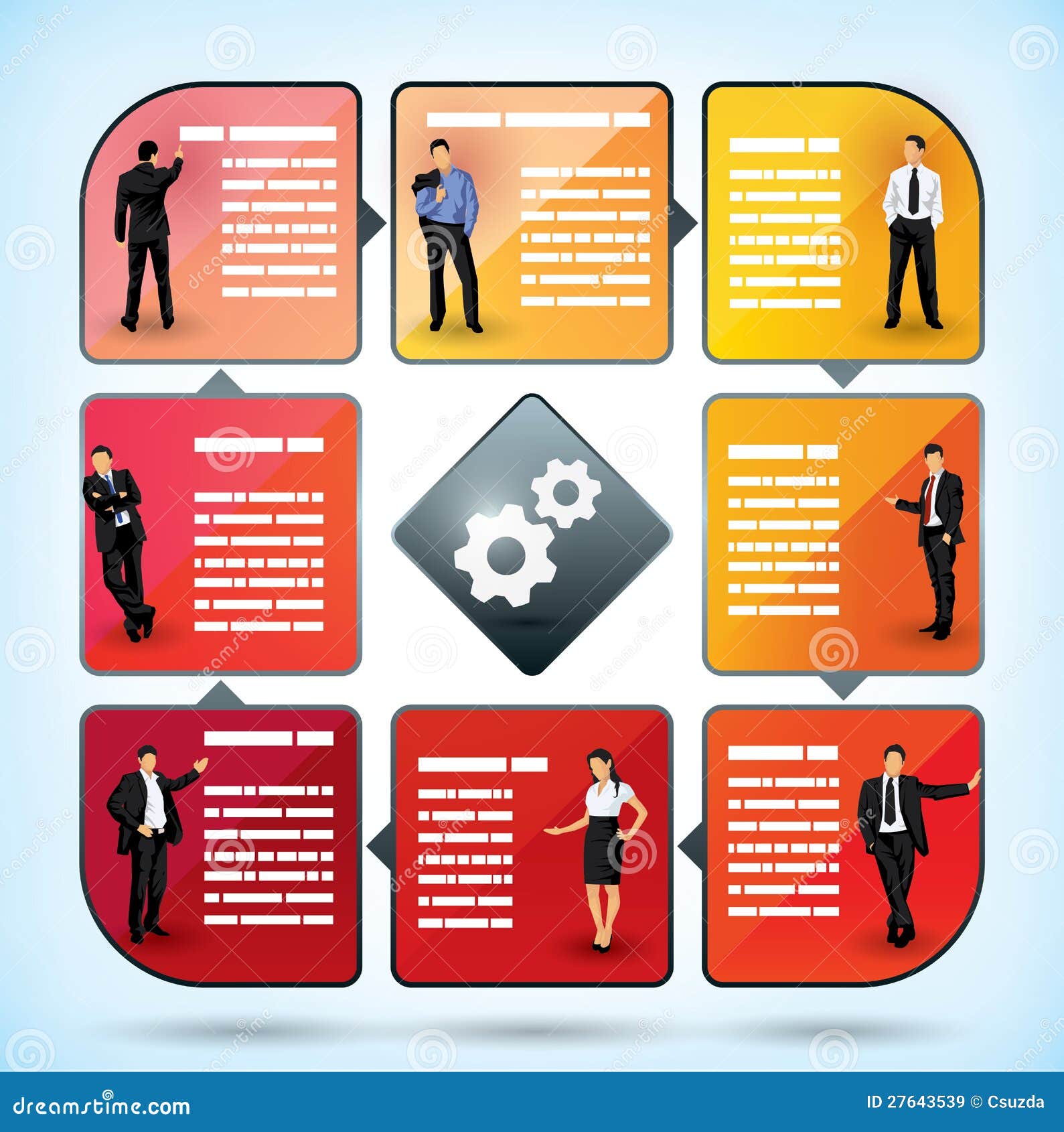 Business Employee Presentation Chart Cartoon Vector | CartoonDealer.com ...