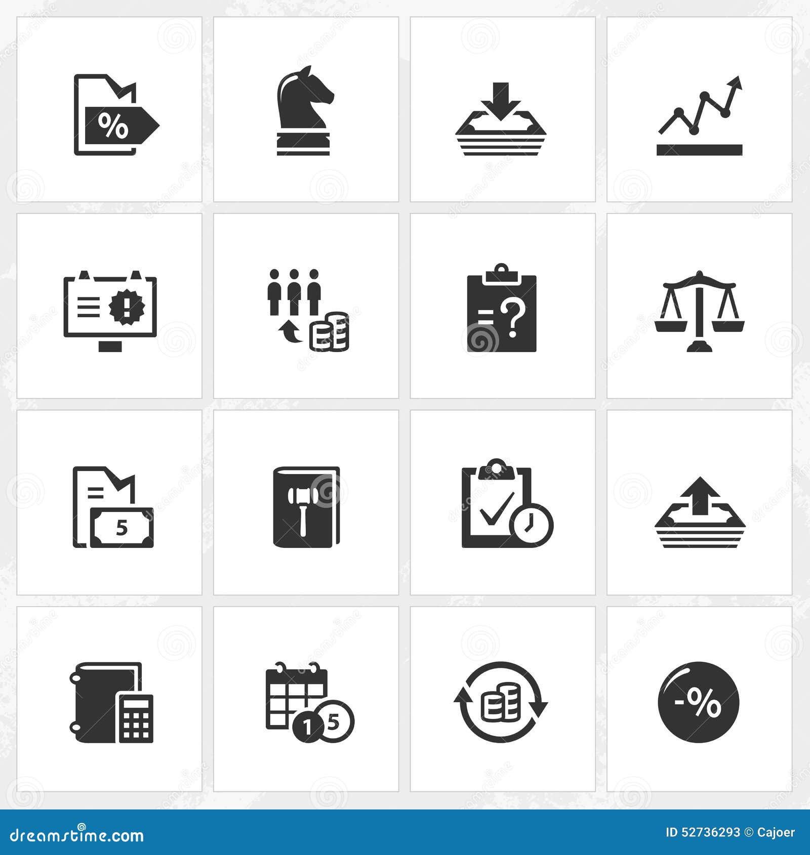 Business Enterprise Icons stock vector. Illustration of progress - 52736293