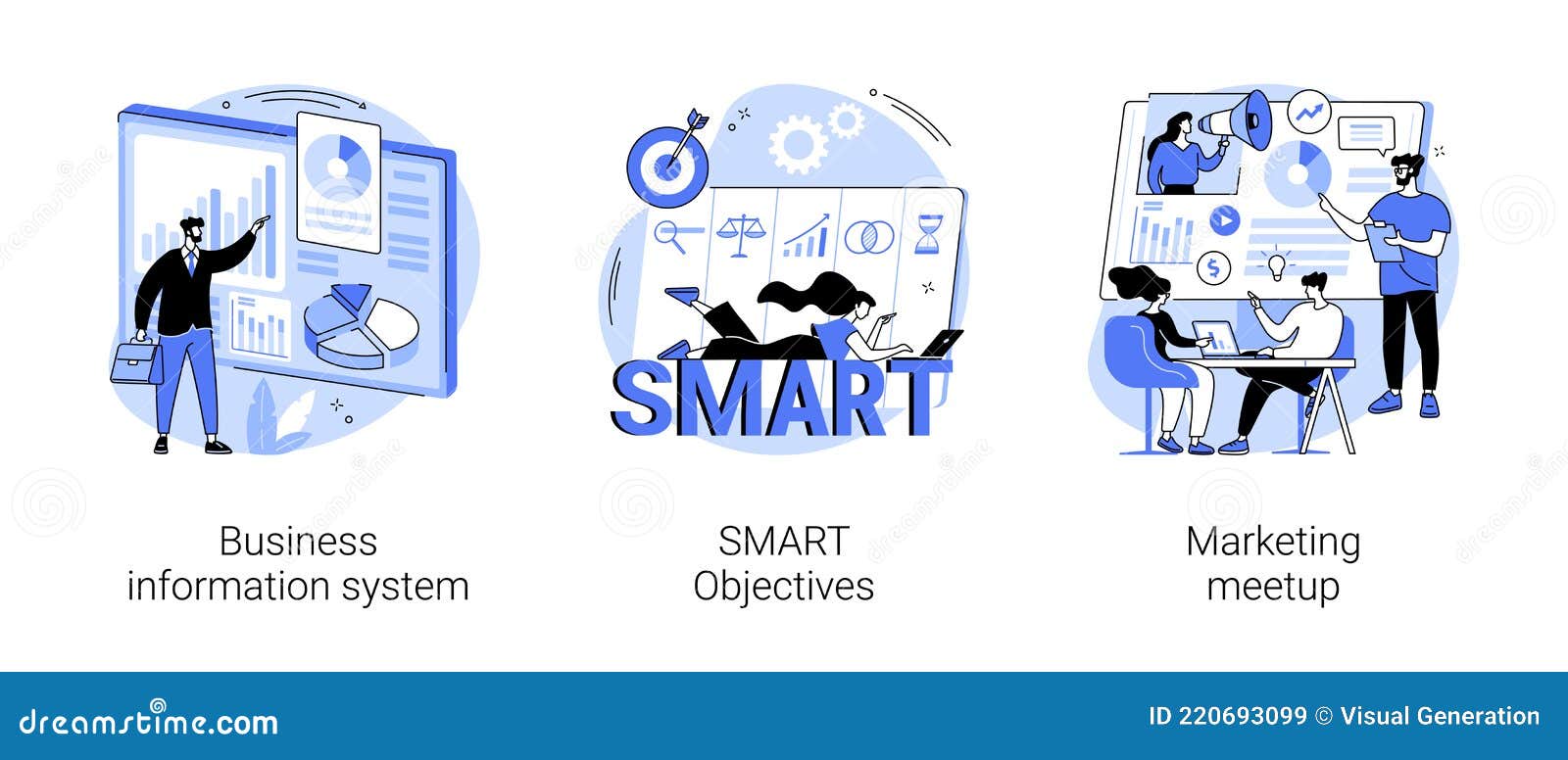 Business Enterprise Management Abstract Concept Vector Illustrations ...