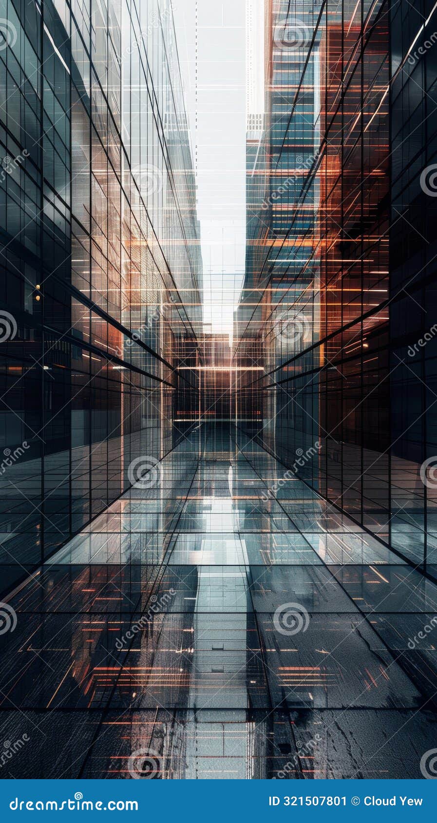 Business Environment Designed with a Structured Layout Pattern. Stock ...