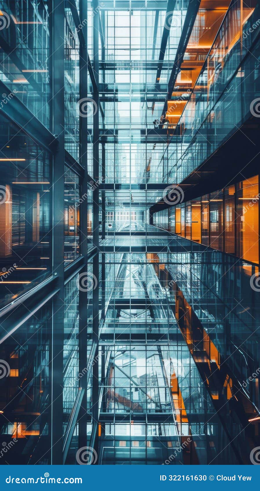 Business Environment with a Structured Layout Pattern. Stock ...