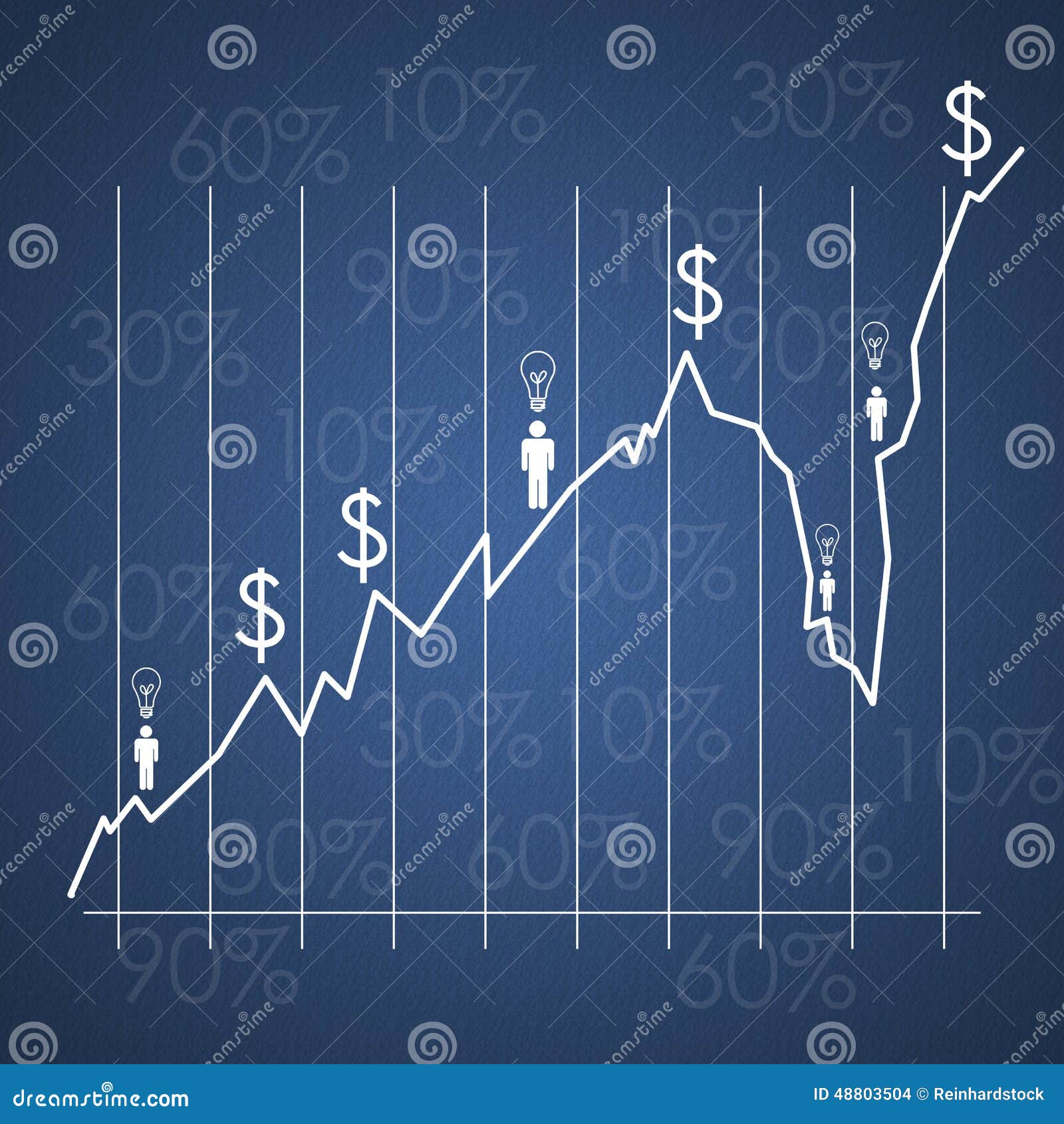 Teamwork Graph Paper Machine Vector Illustration | CartoonDealer.com ...