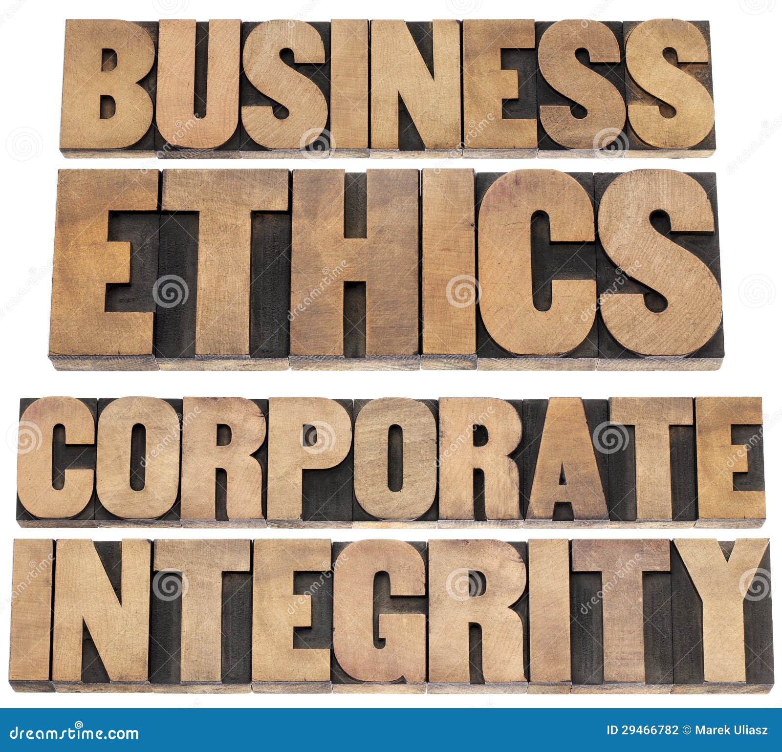Business ethics stock photo. Image of typography, sign - 29466782