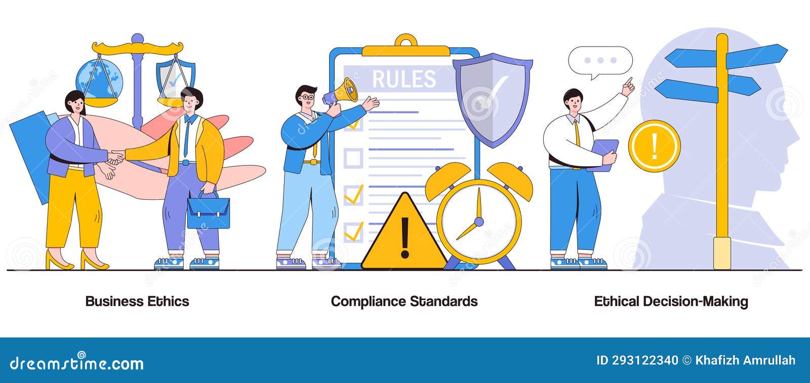 Business Ethics, Compliance Standards, Ethical Decision-making Concept ...