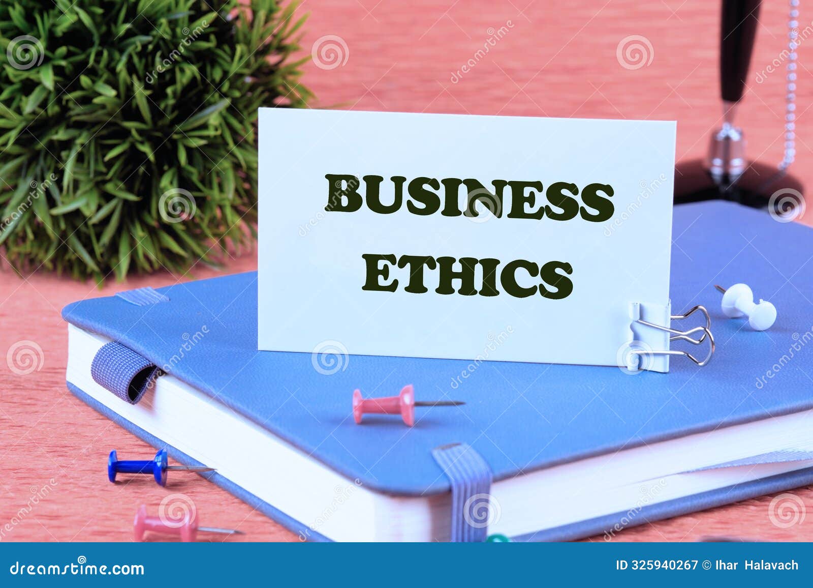 Business and Business Ethics Concept. Copy Space. Symbol Stock Image ...