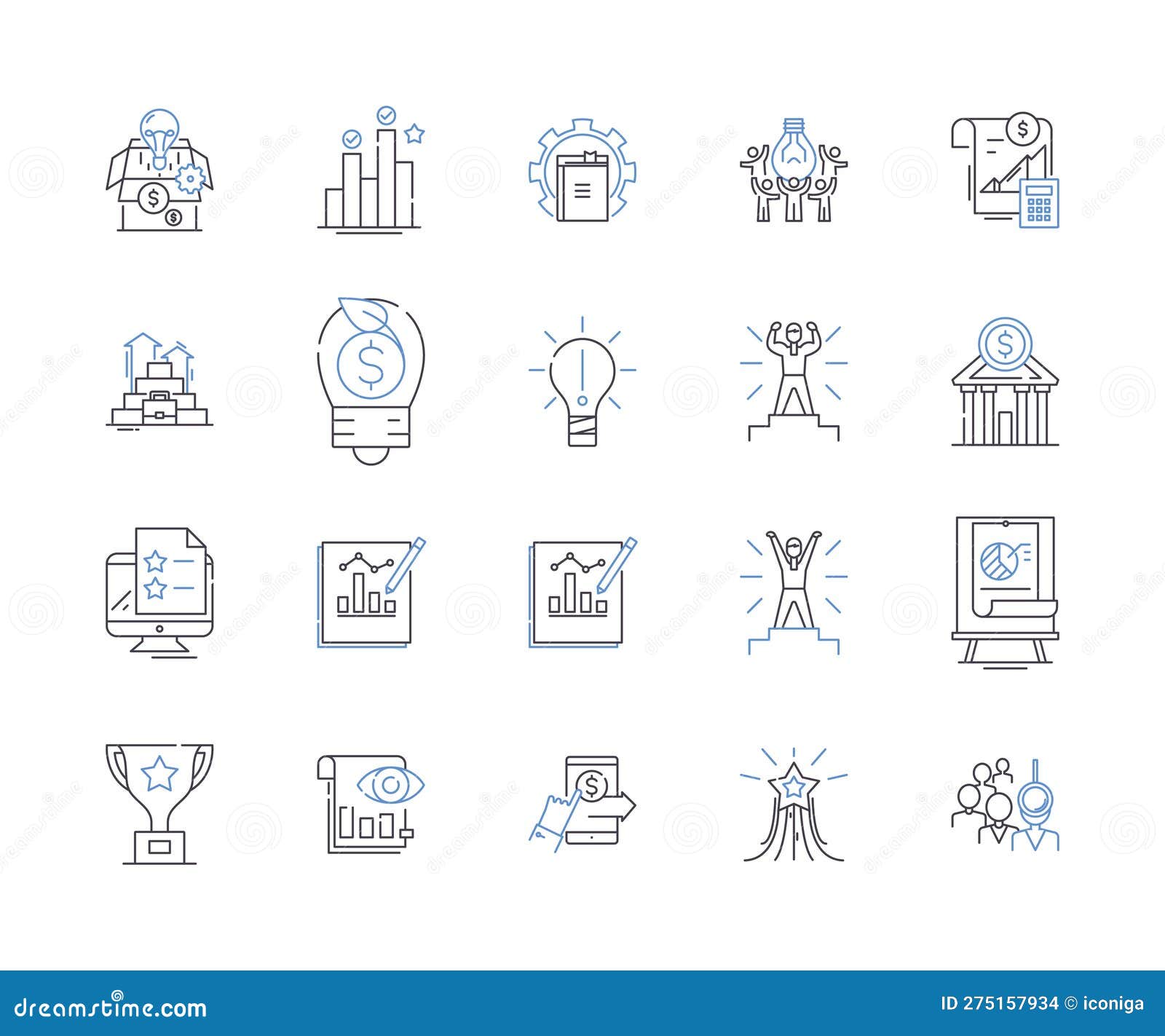 Business Evaluation Outline Icons Collection. Business, Evaluation ... Business Evaluation Outline Icons Collection. Business, Evaluation ...