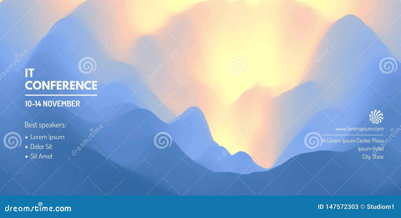 Business Event Invitation Template. Can Be Used for Online Courses ...