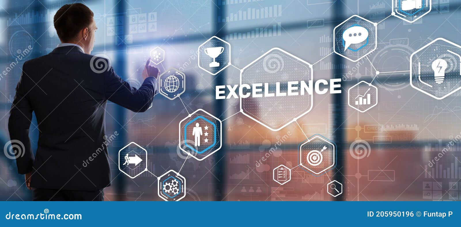Business Excellence Concept. Pursuit of Excellence 2021. Stock Photo ...