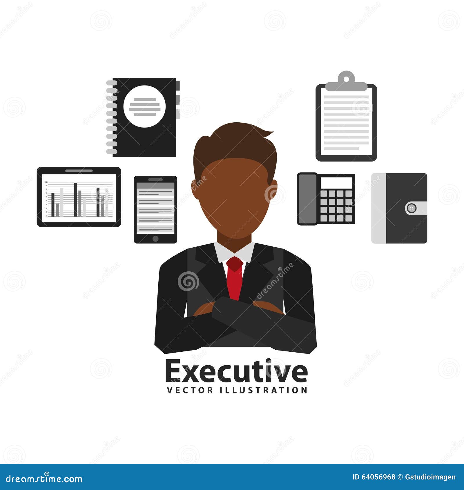 Business executive design stock vector. Illustration of corporate ...