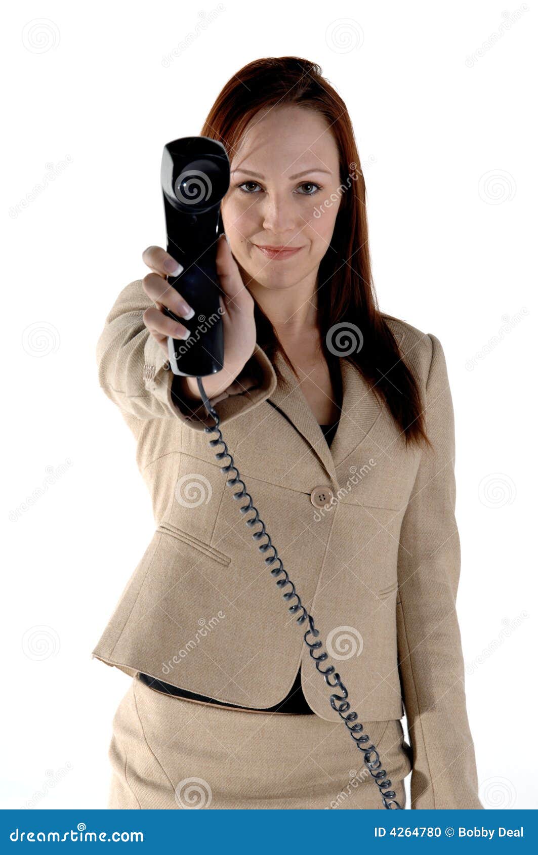 Business Executive Phone Call Stock Photo - Image of girl, phone: 4264780