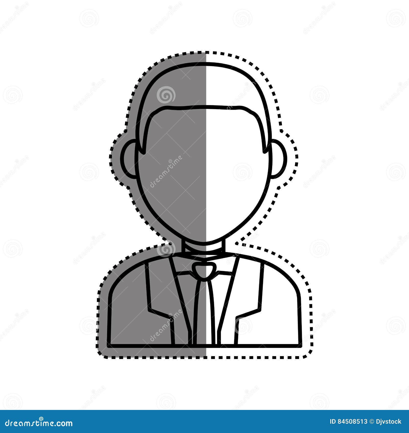 Business executive profile stock illustration. Illustration of ...