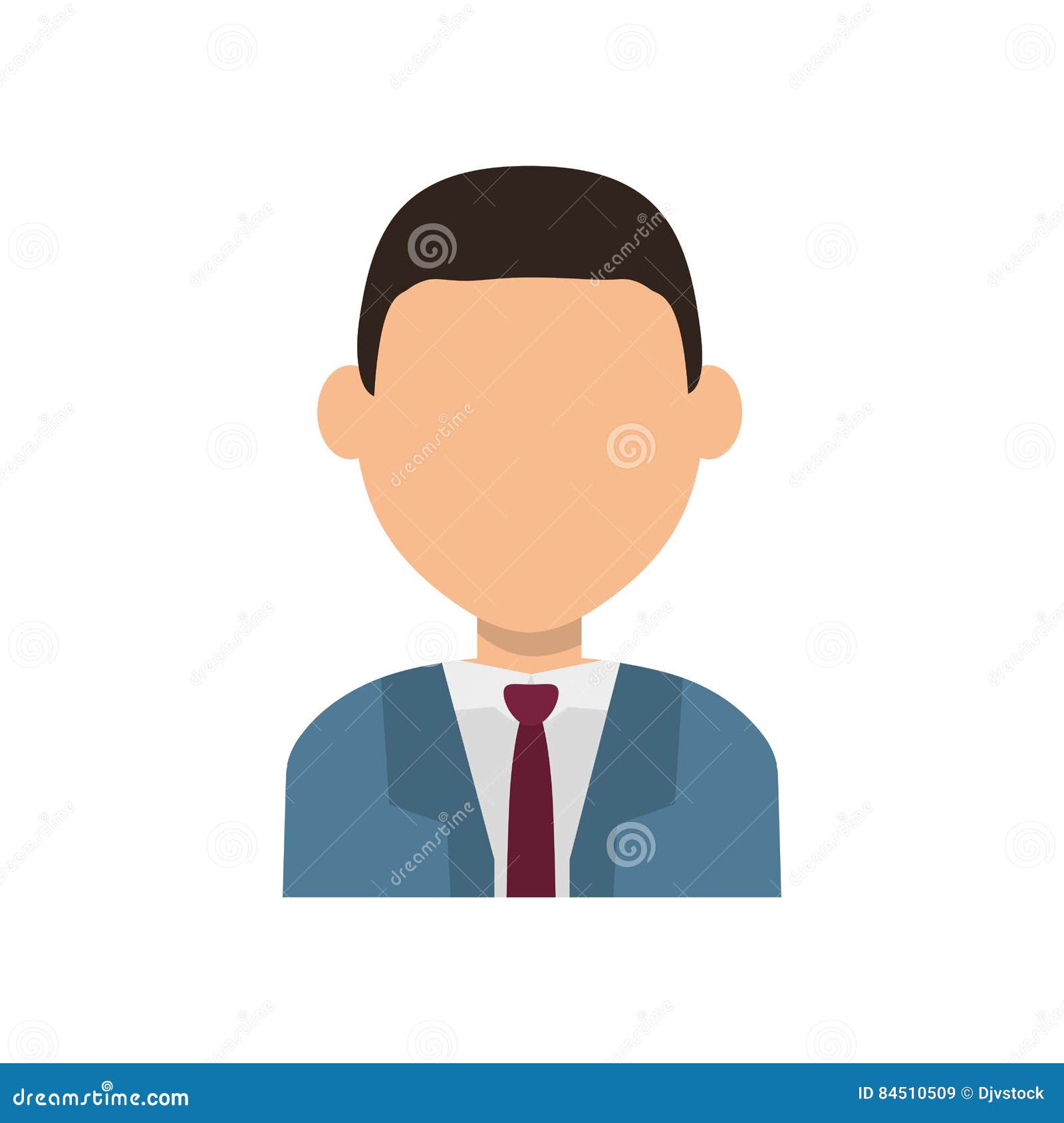 Business executive profile stock illustration. Illustration of adult ...
